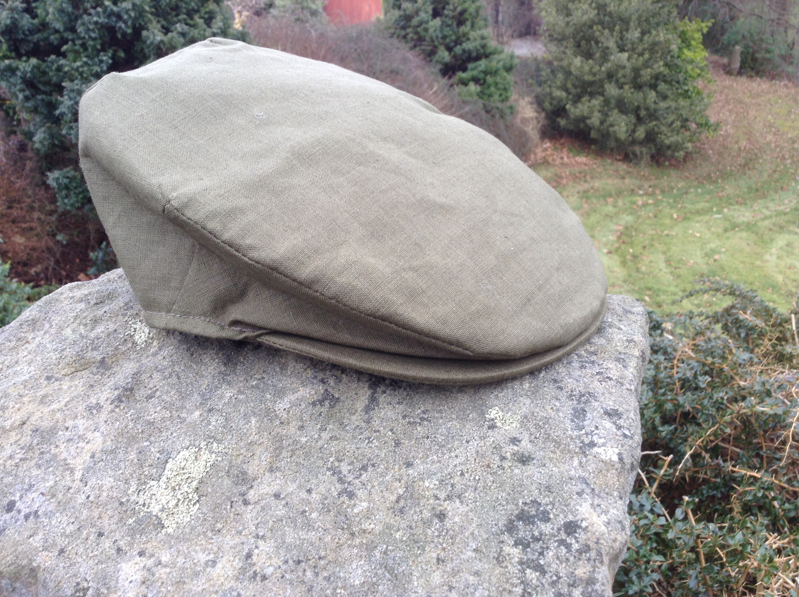Irish Linen Cap – Green | Murphy of Ireland US